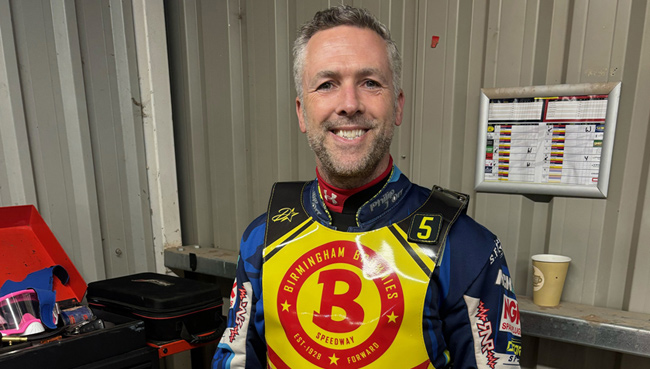 Birmingham Brummies Speedway: SAM THANKS SCOTTY